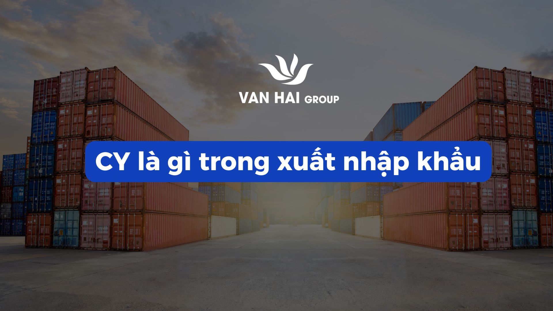 CY là gì trong xuất nhập khẩu? - Vạn Hải Group